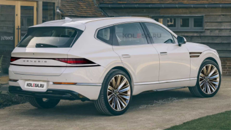 제네시스 GV90 이렇게 나올까?… 예상 렌더링 이미지